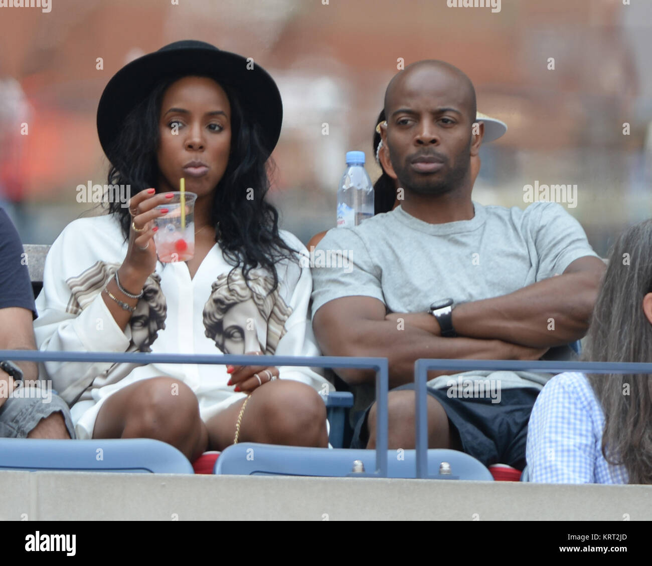 NEW YORK, NY - SEPTEMBER 02: Singer Kelly Rowland and Tim Witherspoon ...