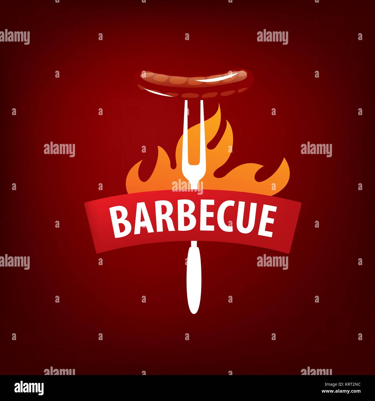 Barbecue party logo Stock Vector Image & Art - Alamy