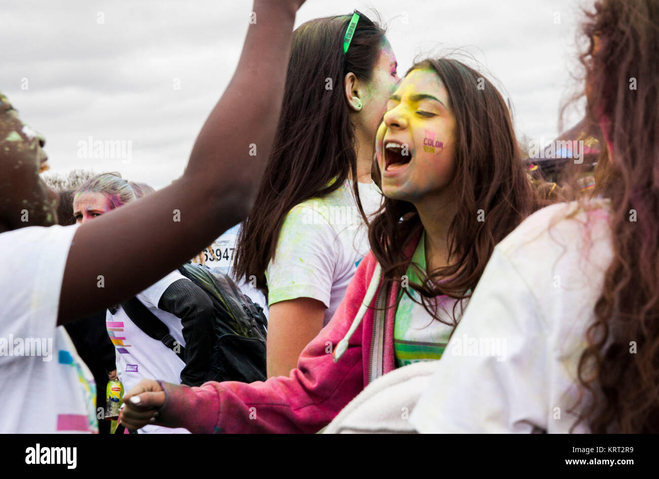 The Color Run is about fun and joy and described as the happiest five ...