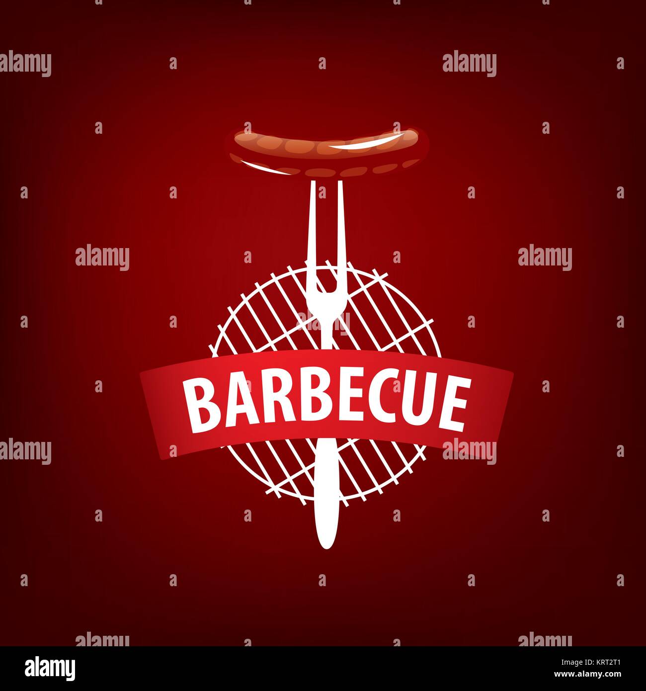 Barbecue party logo Stock Vector Image & Art - Alamy