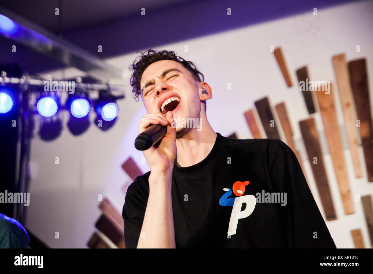 The British electronica trio Years & Years performs a live press ...