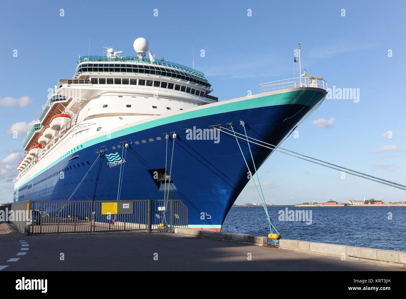 Copenhagen, Denmark - September 10, 2017: Monarch cruise in the harbor ...