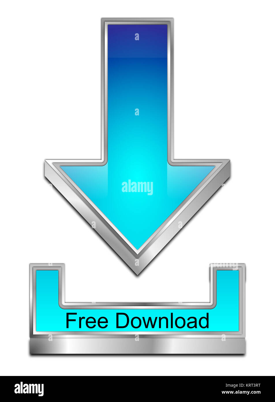 Free Download Symbol - 3D illustration Stock Photo - Alamy