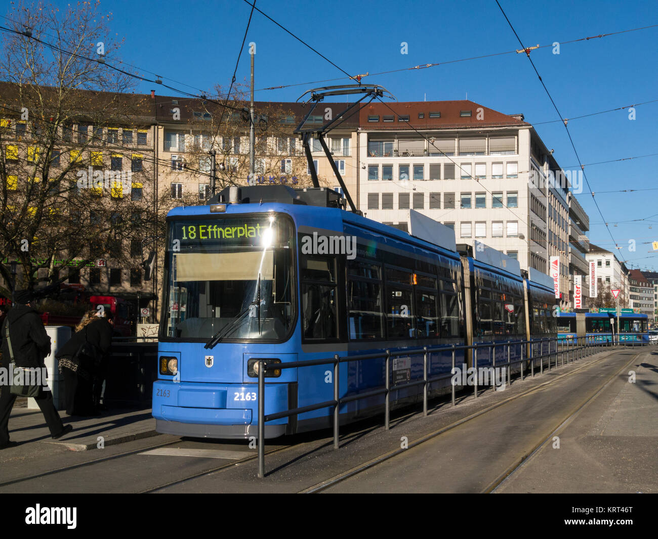 Munich tram interchange hi-res stock photography and images - Alamy
