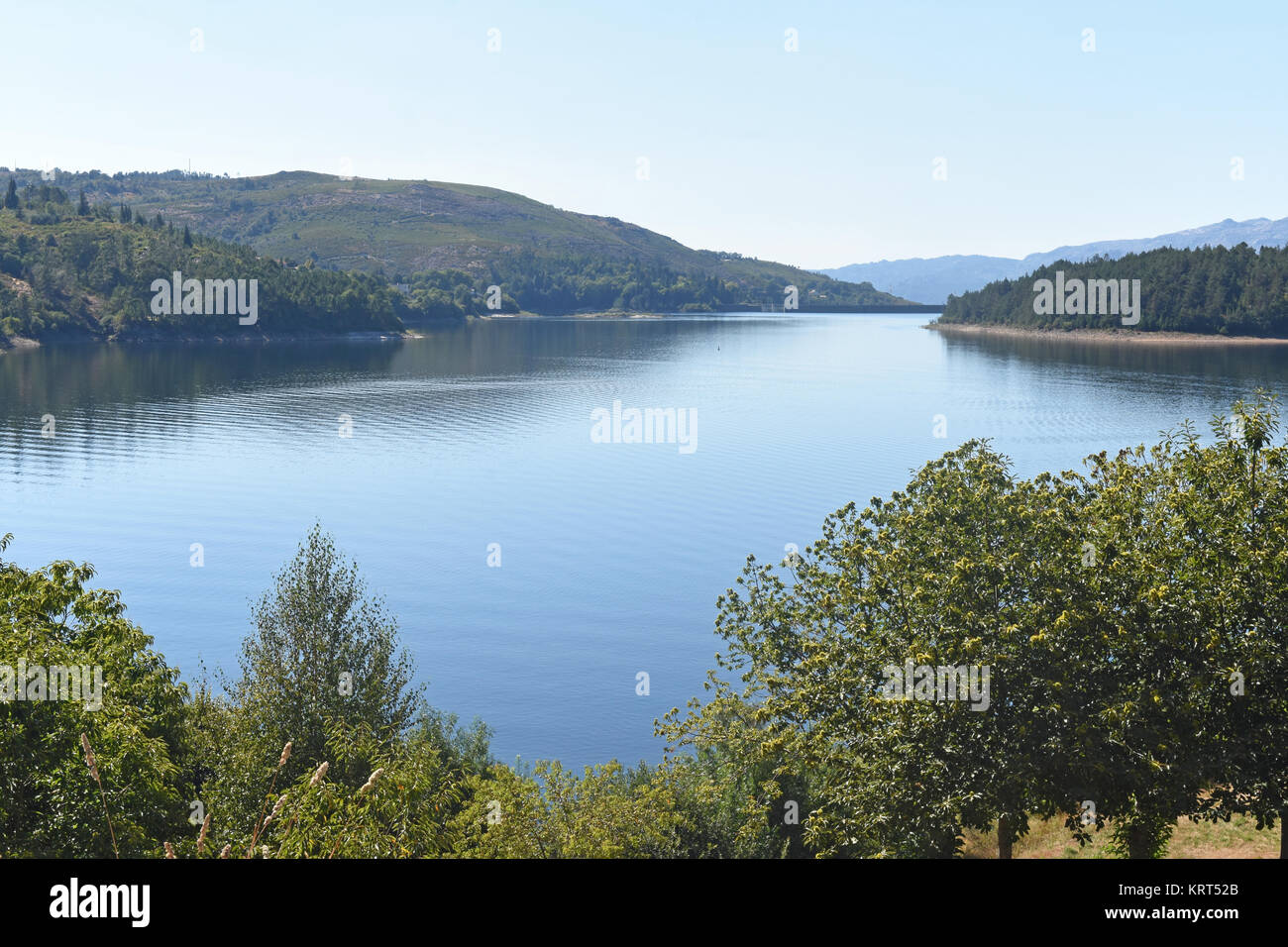 Albufeira da Venda Nova, Rabagao river in Portugal Stock Photo - Alamy