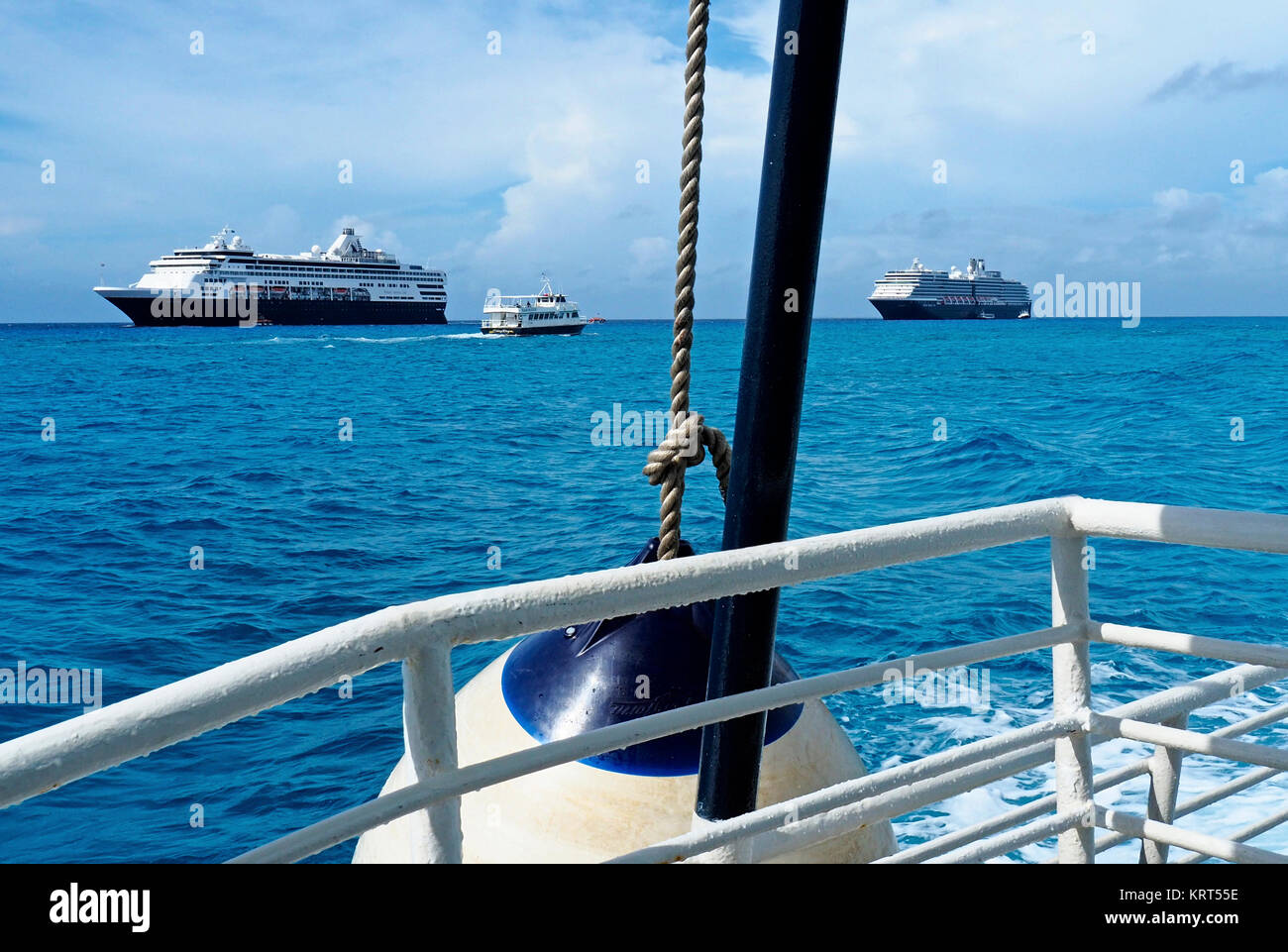 Holland America Line cruise ships Veendam (left) and Zuiderdam (right ...