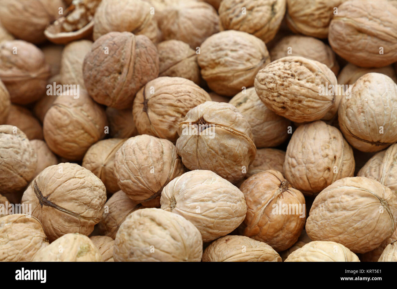 Whole raw walnuts nutshells in hi-res stock photography and images - Alamy