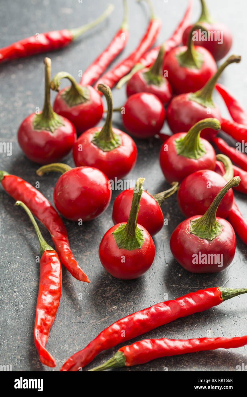 Red ball chilli pepper hi-res stock photography and images - Alamy