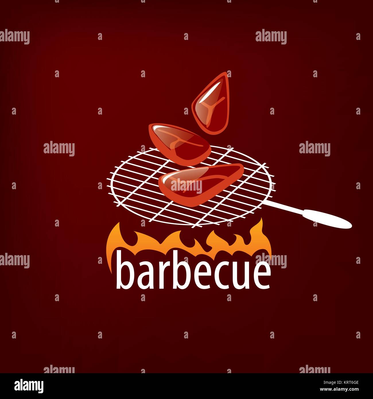 Barbecue party logo Stock Vector Image & Art - Alamy