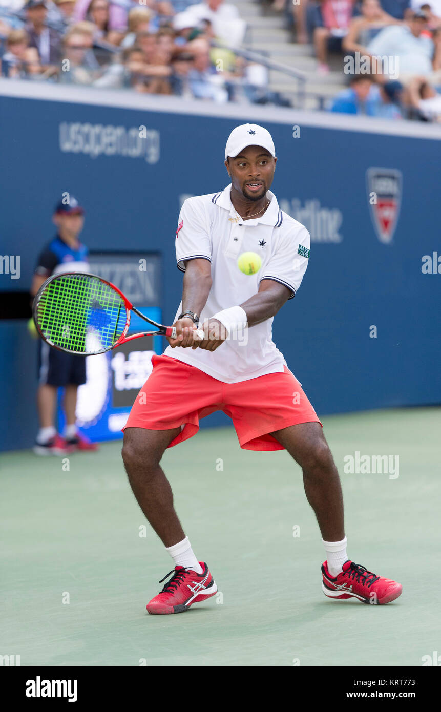 NEW YORK, NY - SEPTEMBER 07: Donald Young on day eight of the 2015 US ...