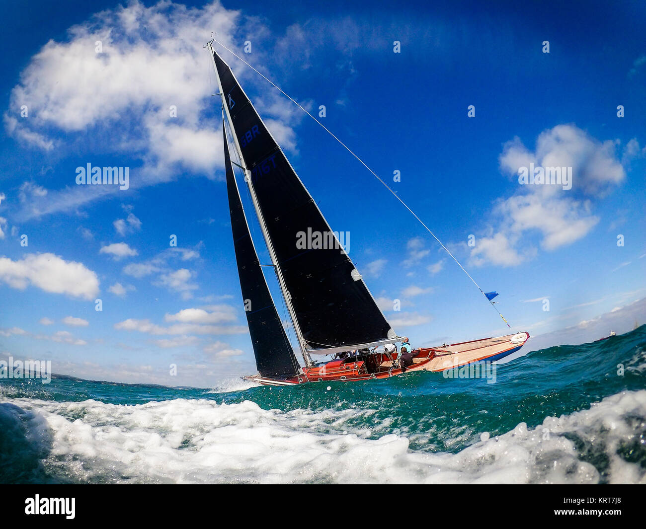 David Grylis' Helen of Durgan competing in the Panerai British Classic ...