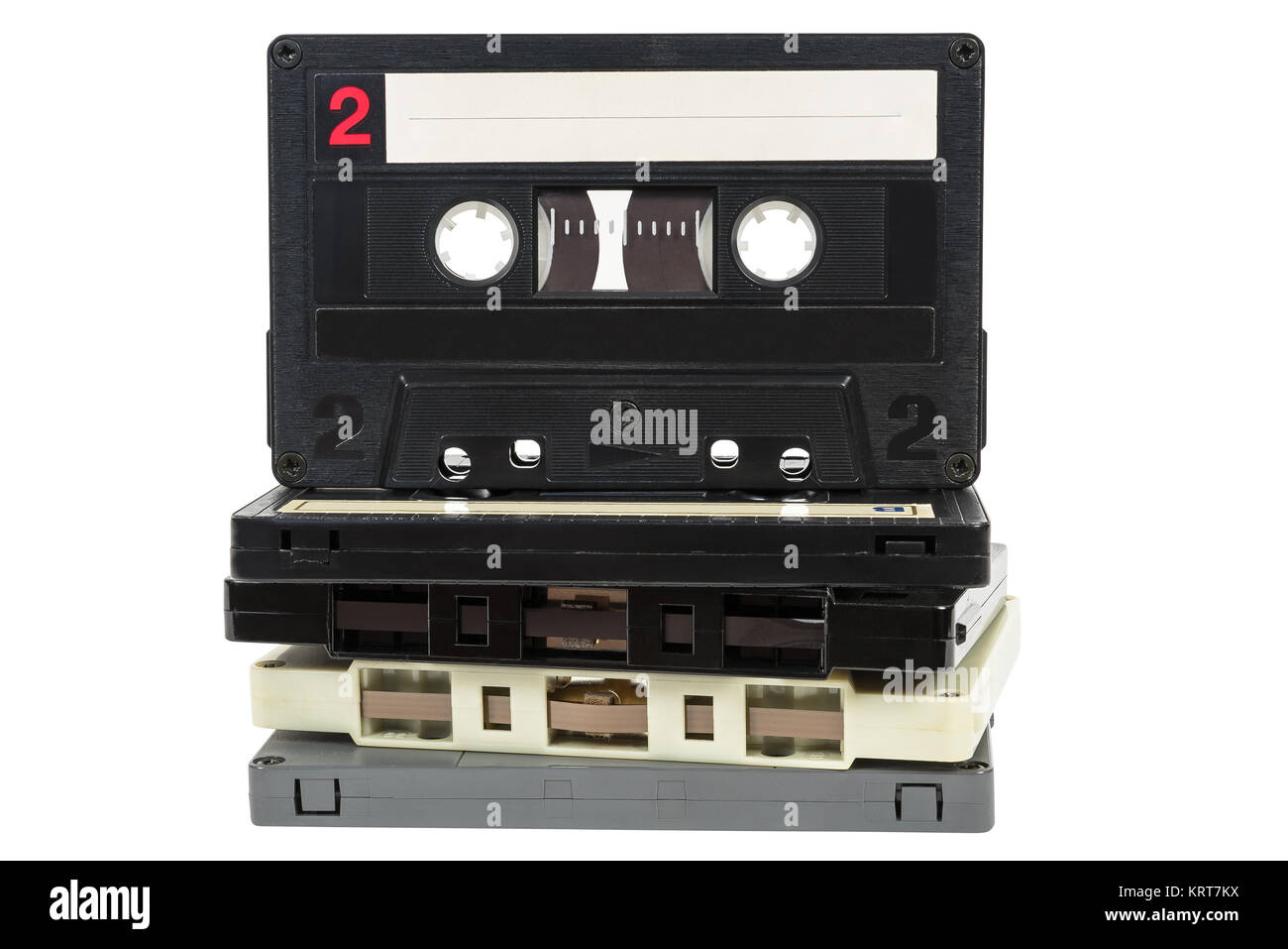 Pile cassette tapes hi-res stock photography and images - Alamy