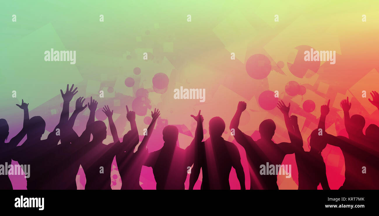 Young People Dancing Stock Photo - Alamy