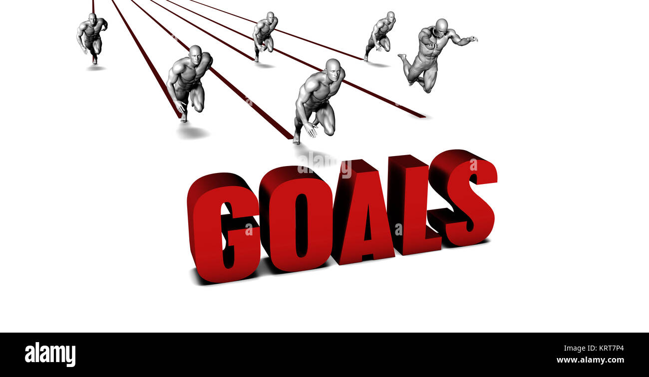 Reaching goals Cut Out Stock Images & Pictures - Alamy