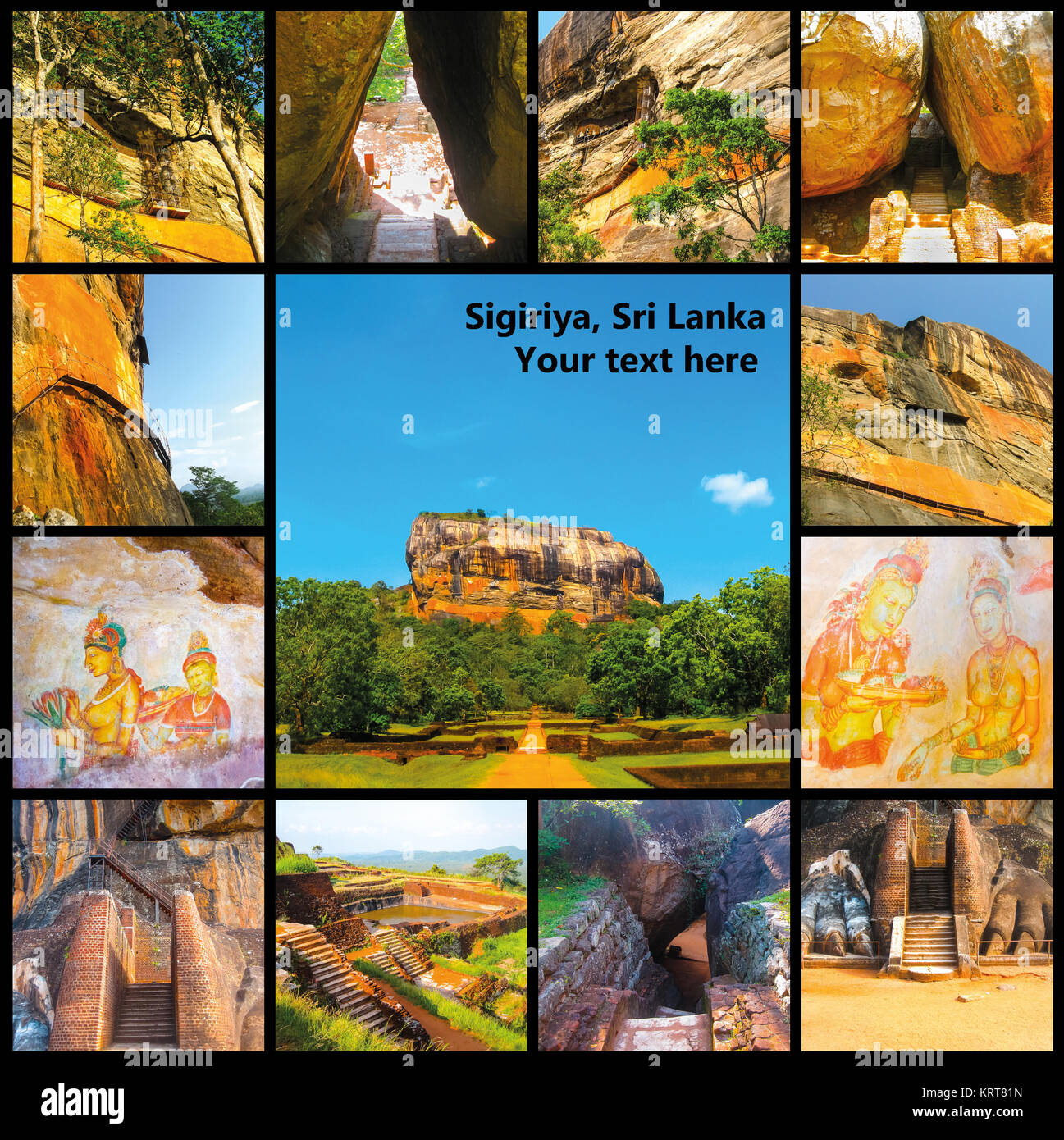 Sigiriya Lion Rock Fortress in Sri Lanka Stock Photo - Alamy