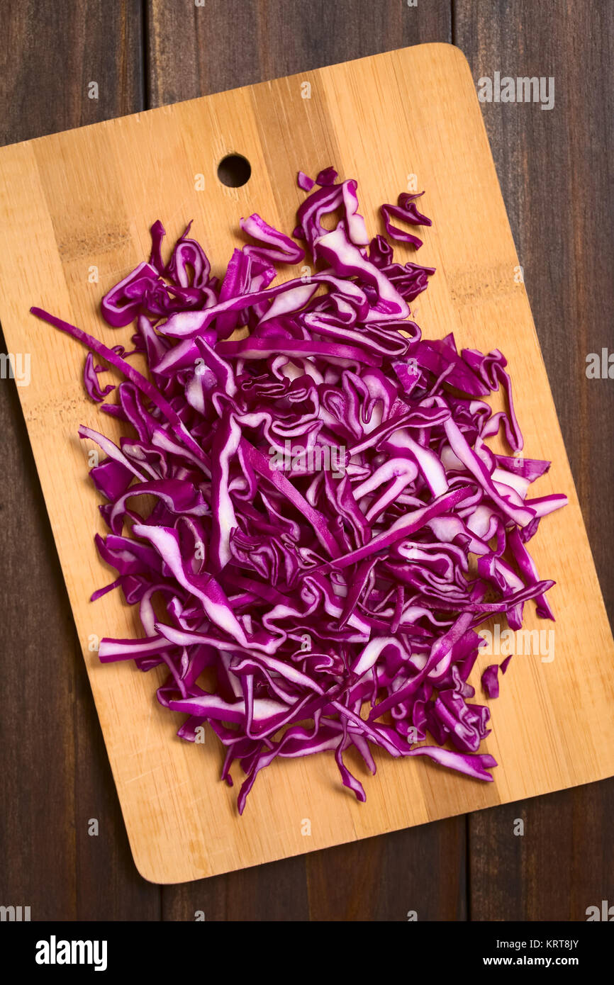 Raw Red Cabbage Stock Photo - Alamy
