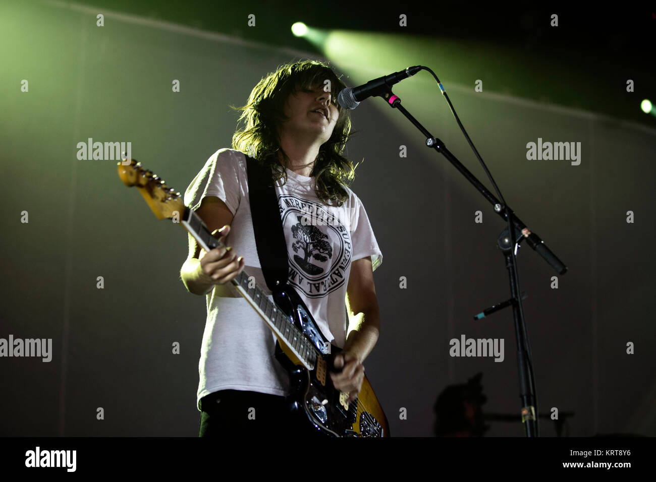 The Australian singer-songwriter and indie rock musician Courtney ...