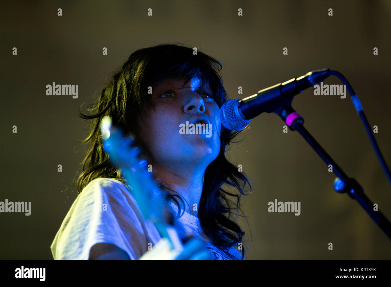 The Australian singer-songwriter and indie rock musician Courtney ...