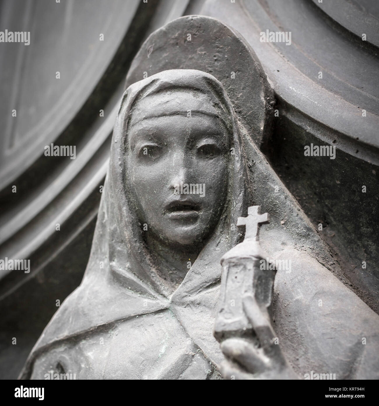 Statue of blessed Our Lady Stock Photo - Alamy