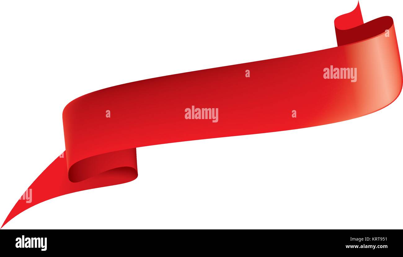 vector red ribbon Stock Vector Image & Art - Alamy