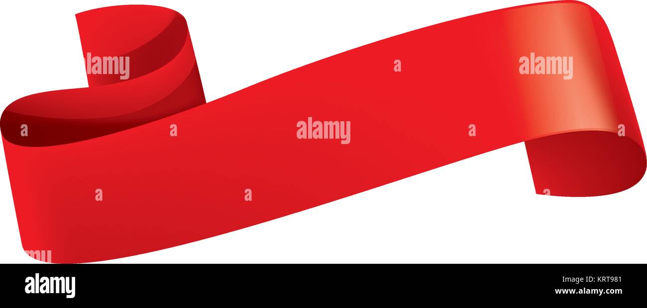 vector red ribbon Stock Vector Image & Art - Alamy