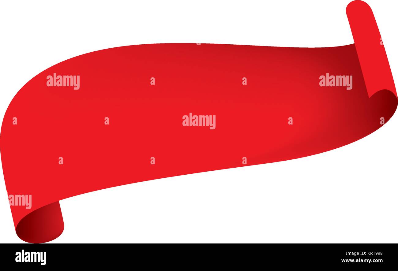 vector red ribbon Stock Vector Image & Art - Alamy