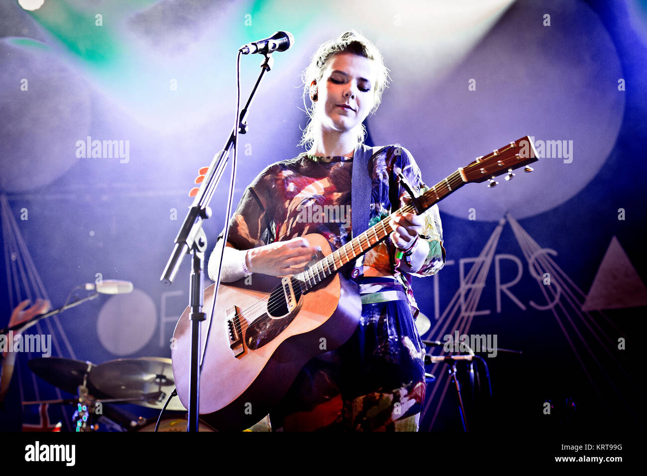 The Icelandic indie rock and folk band Of Monsters And Men performs a ...