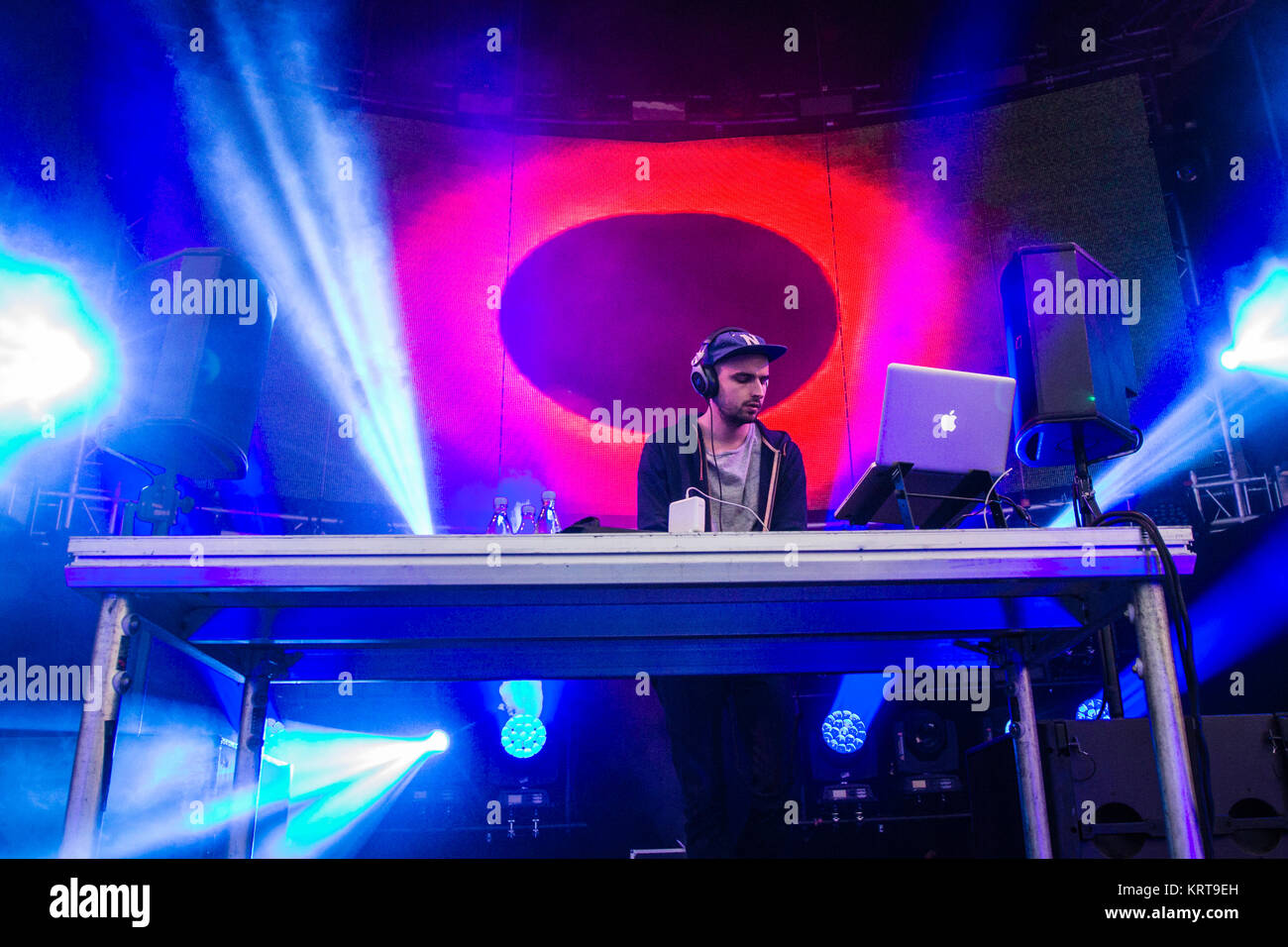 The Swiss DJ, producer, musician and remix artist Cyril Hahn performs a ...