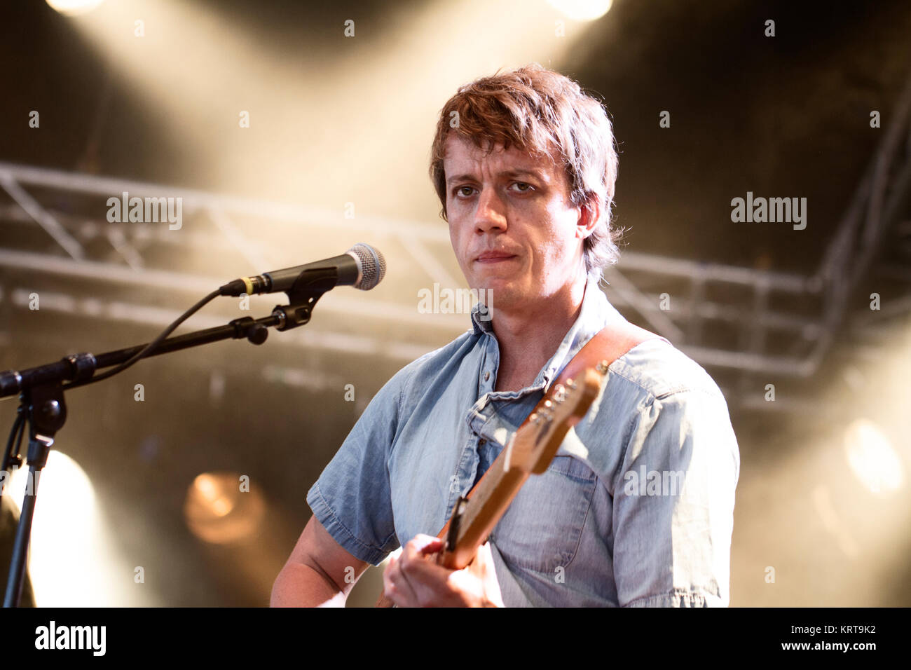 The American singer, songwriter and musician Steve Gunn performs a live ...