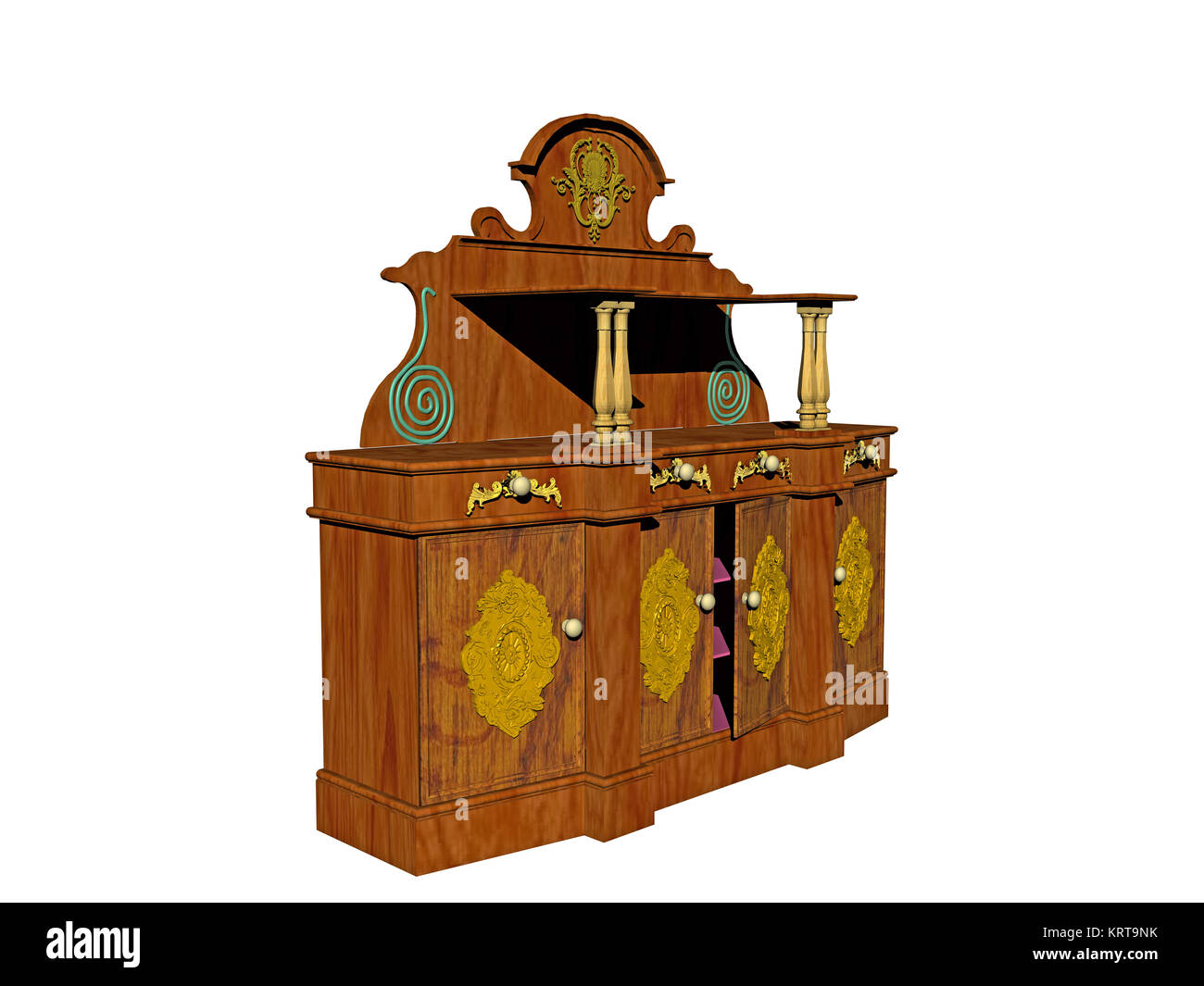 living room cupboard vacated Stock Photo - Alamy