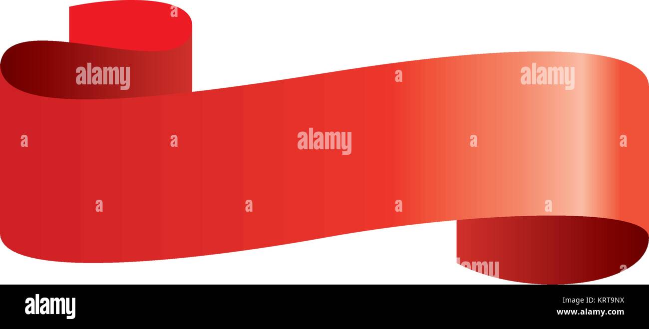 vector red ribbon Stock Vector Image & Art - Alamy