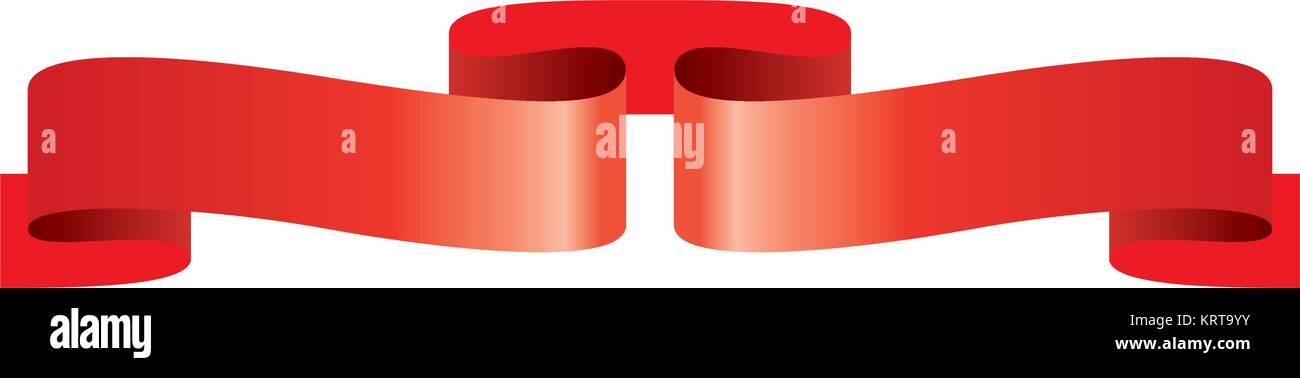 vector red ribbon Stock Vector Image & Art - Alamy