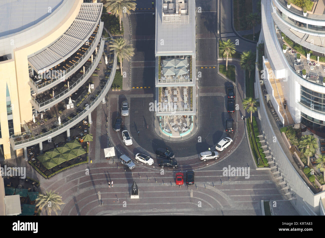 highest building of the Dubai city . top view Stock Photo - Alamy