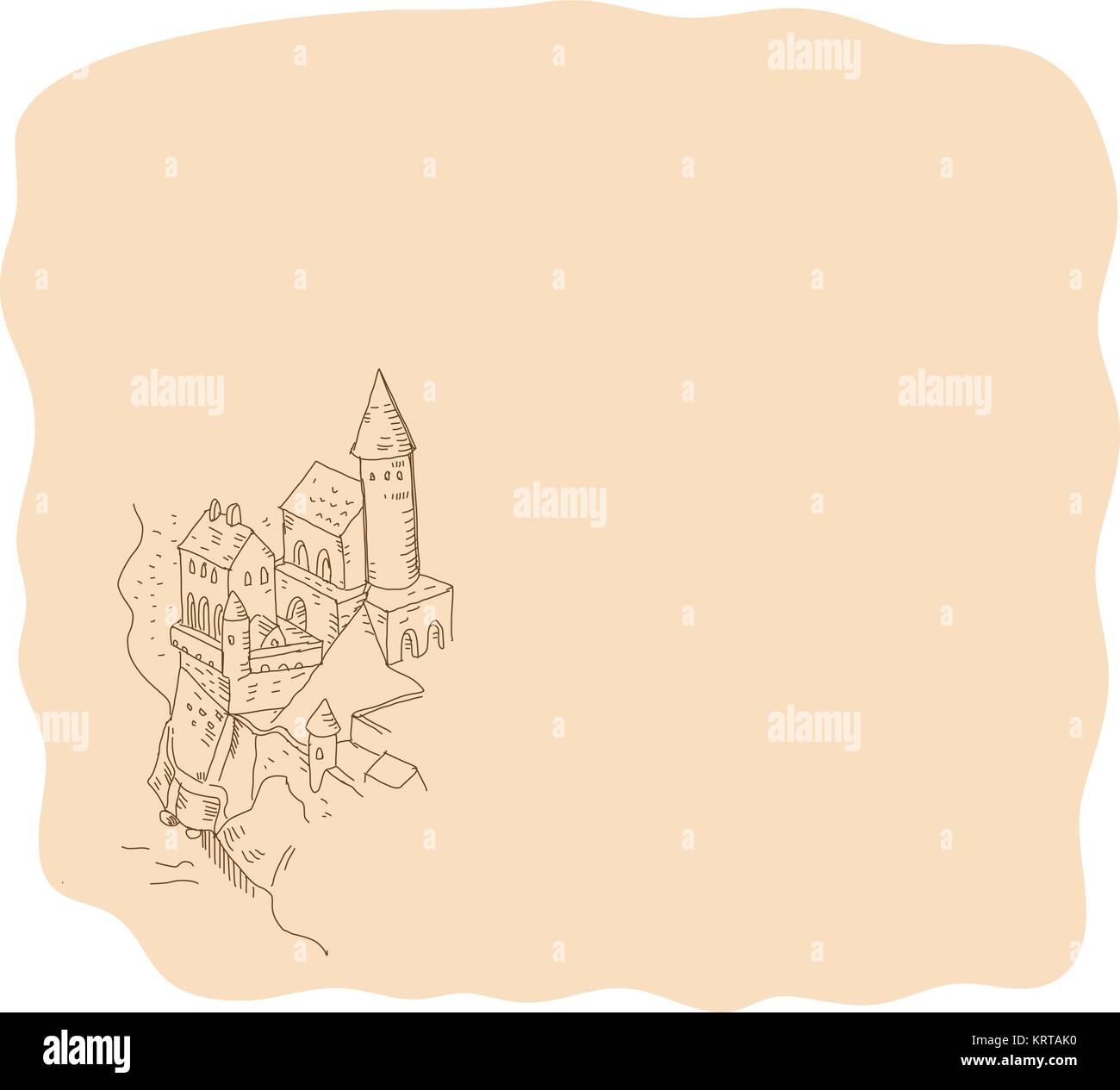 Medieval style map hi-res stock photography and images - Alamy