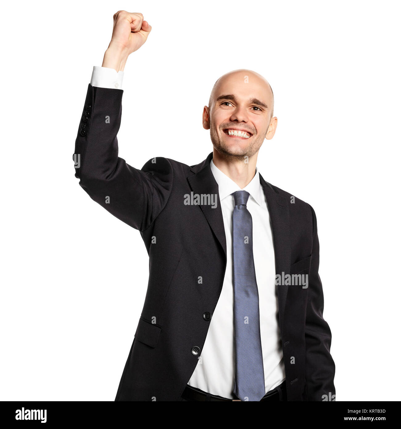 Portrait of a Young Winner Stock Photo - Alamy