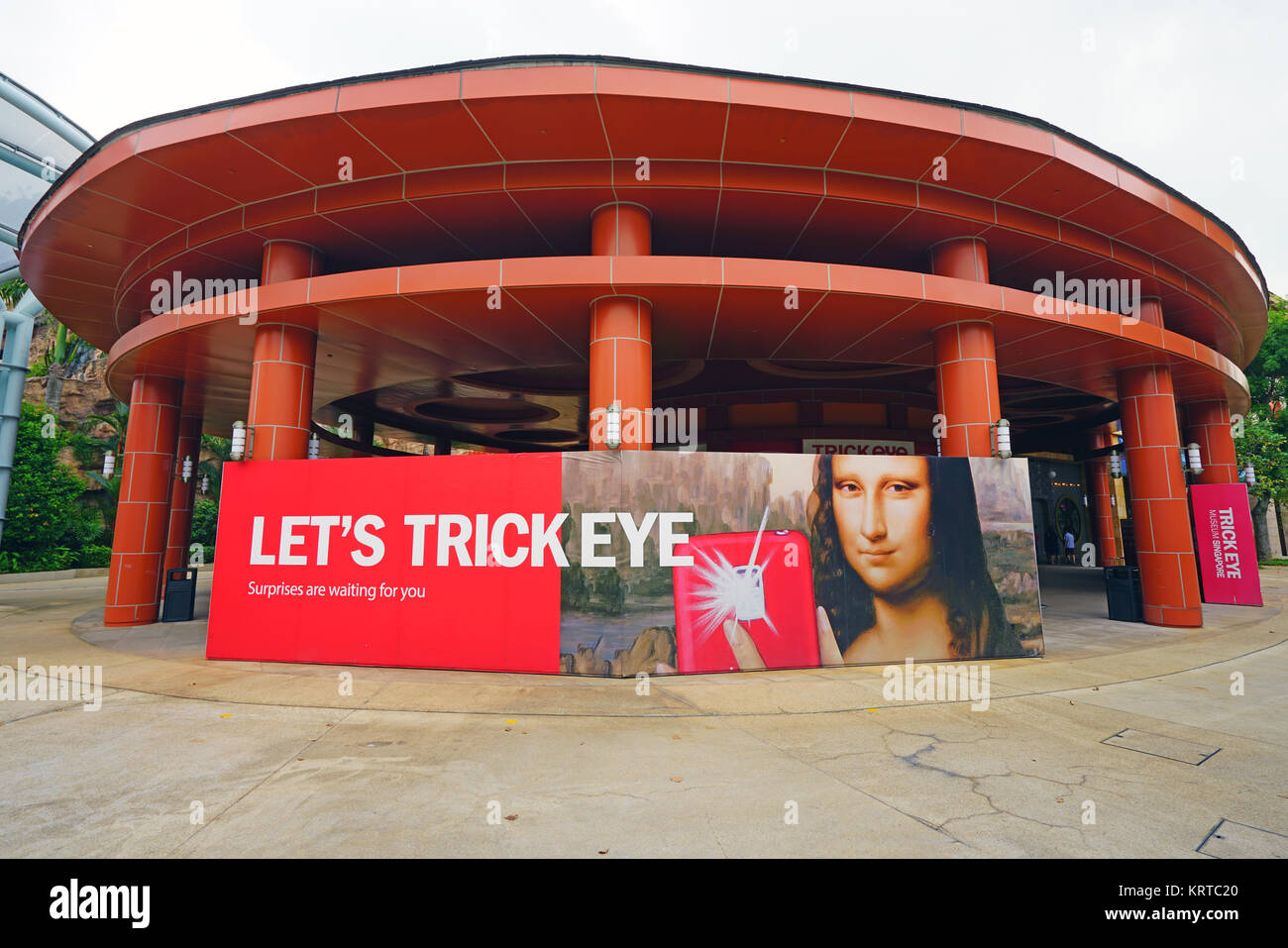 View of the Trick Eye Museum, a 3-D attraction located in Singapore Stock Photo - Alamy