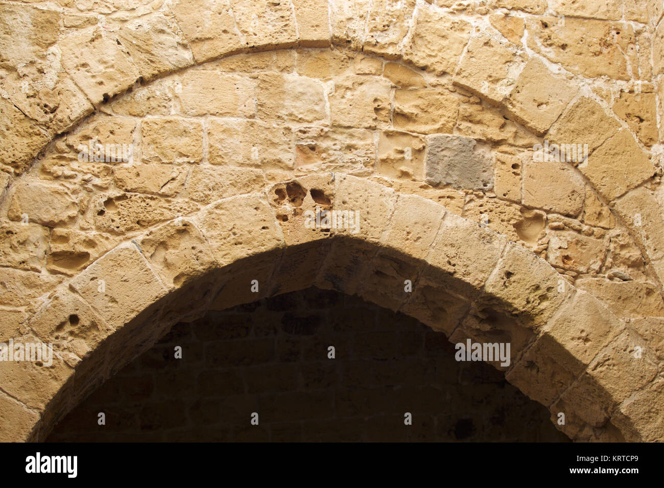 Elements and details of the architecture of the ancient fortress ...