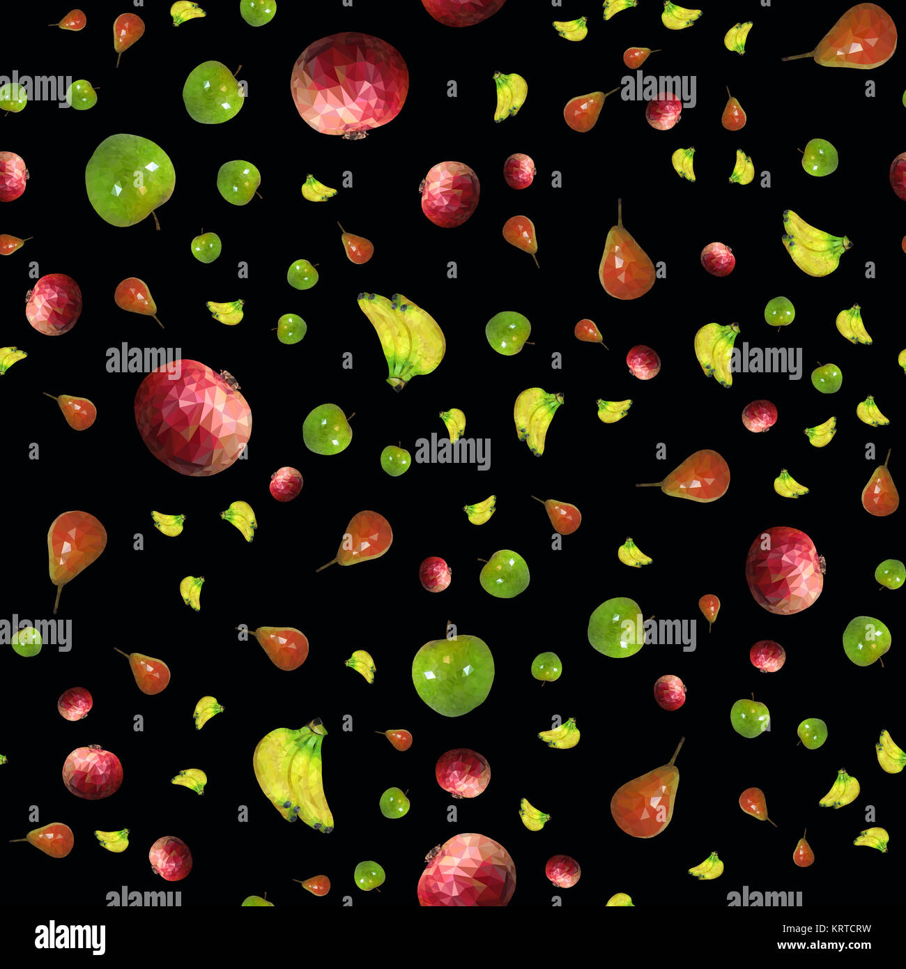 Seamless pattern fruit Stock Photo - Alamy
