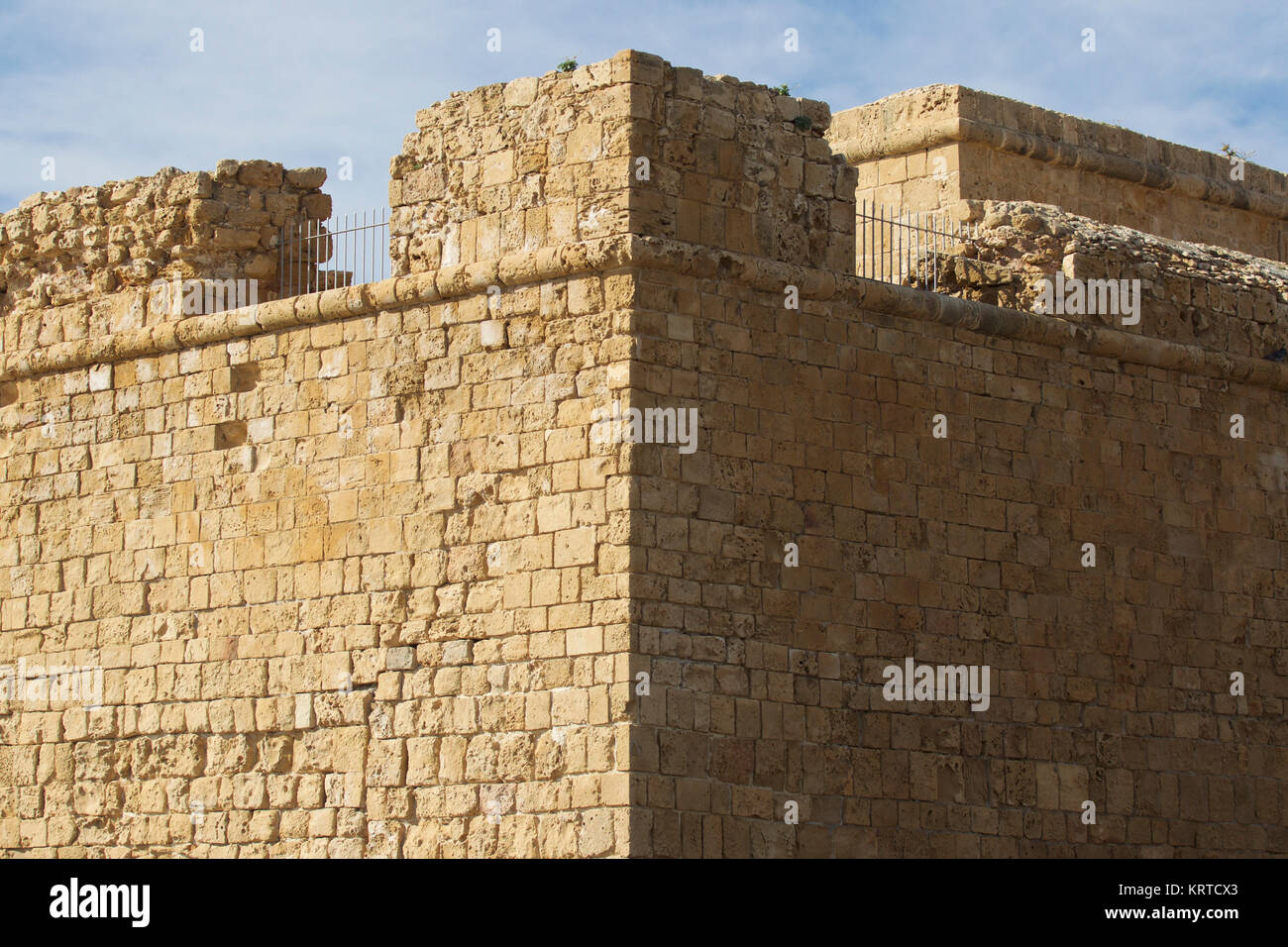 Elements and details of the architecture of the ancient fortress ...