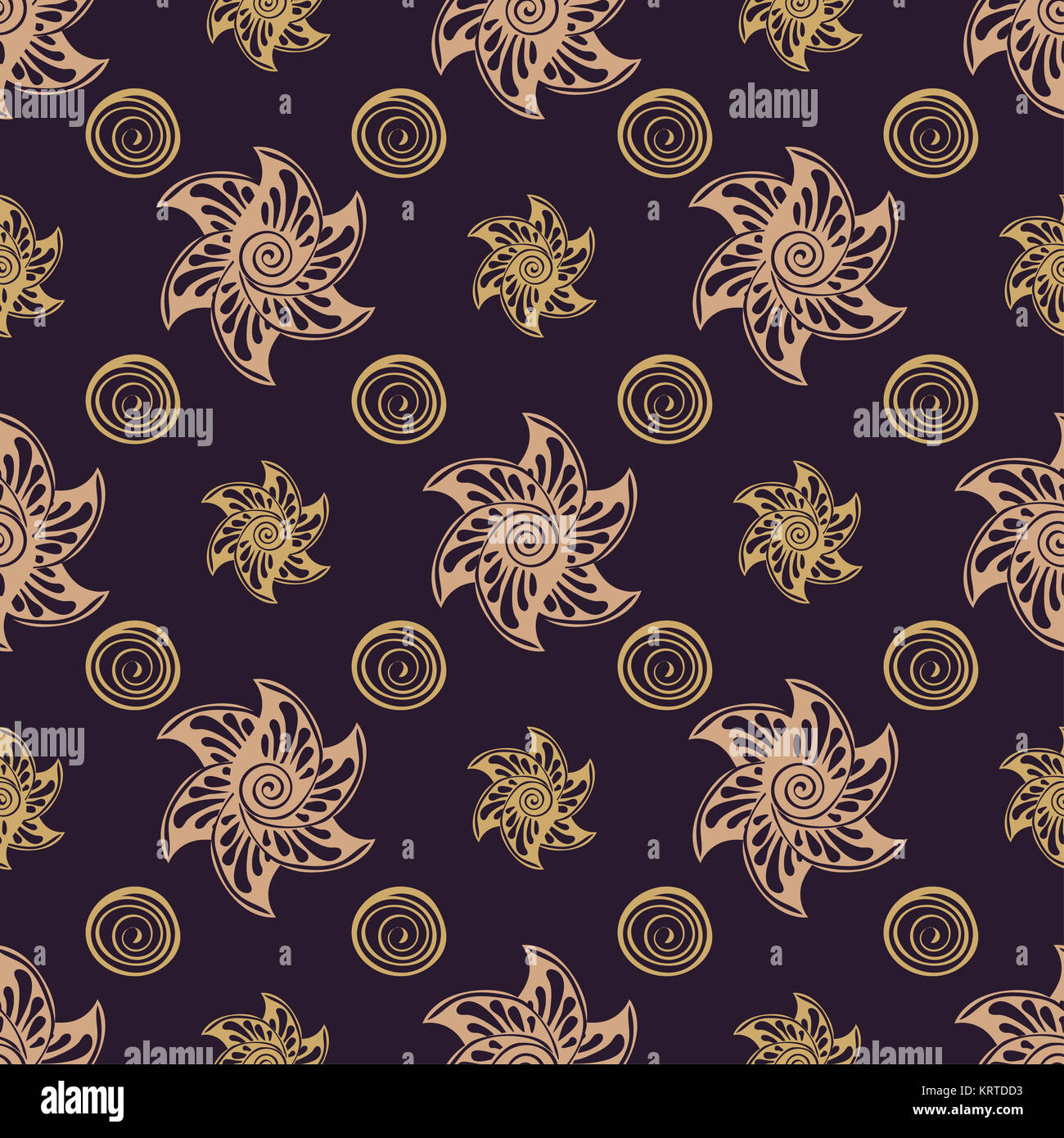 Seamless pattern rich dear background Stock Photo - Alamy