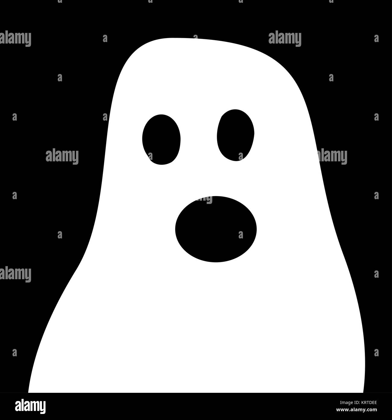 Ghost logo Black and White Stock Photos & Images - Alamy