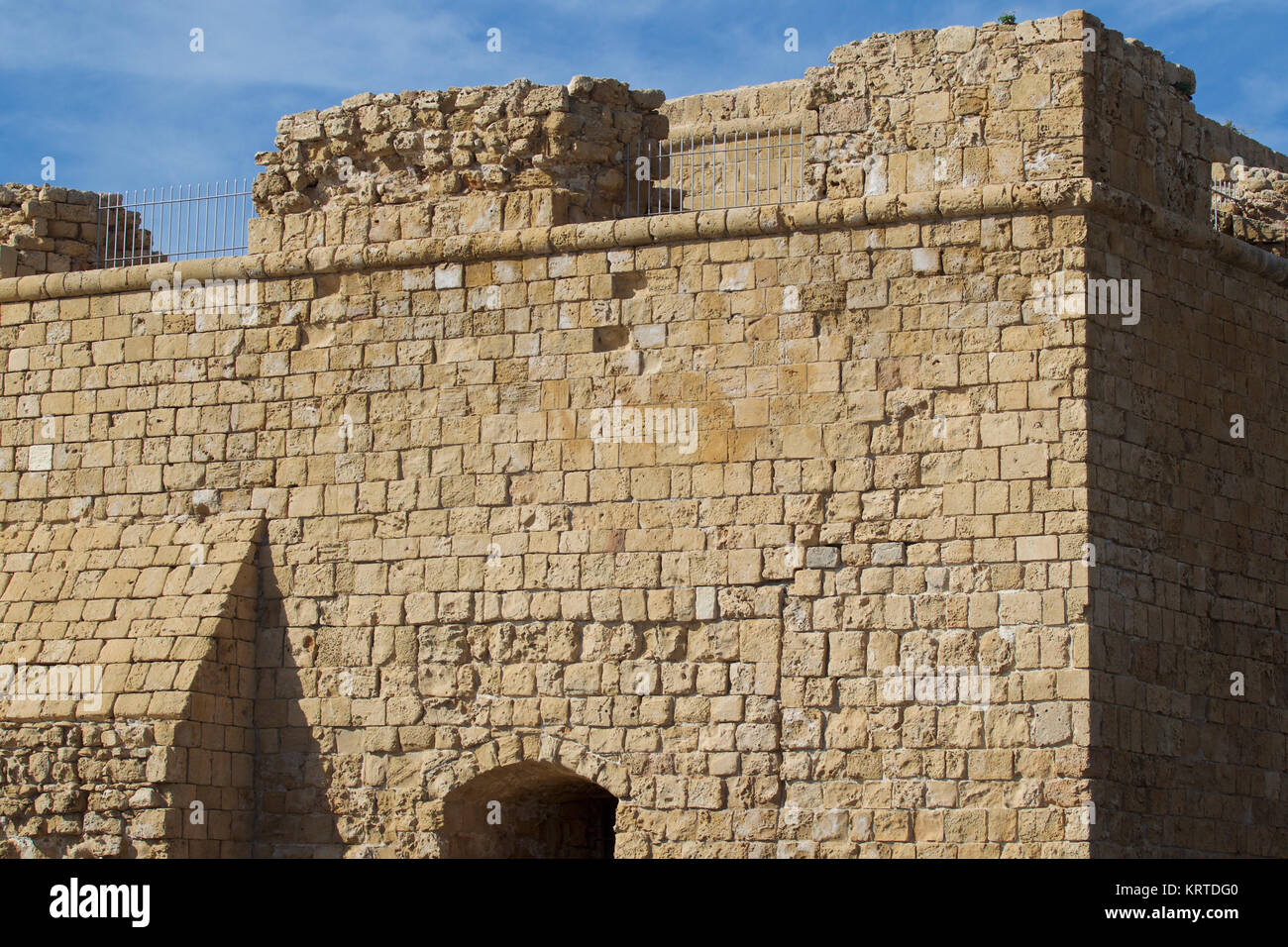 Elements and details of the architecture of the ancient fortress ...