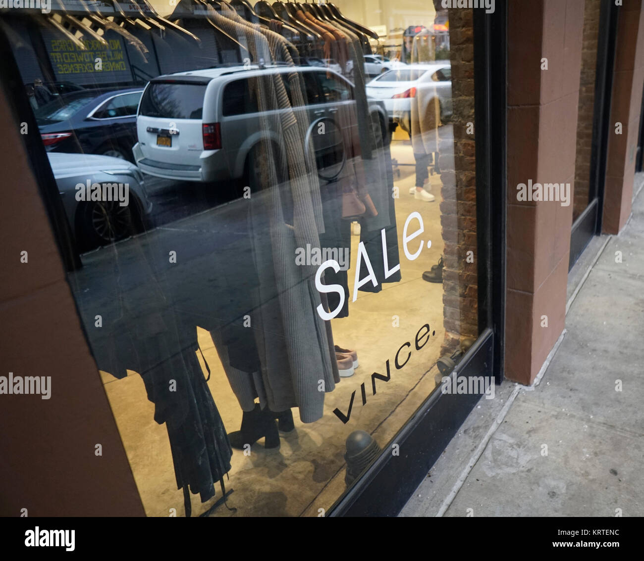 A Vince clothing store in the Meatpacking District in New York on ...