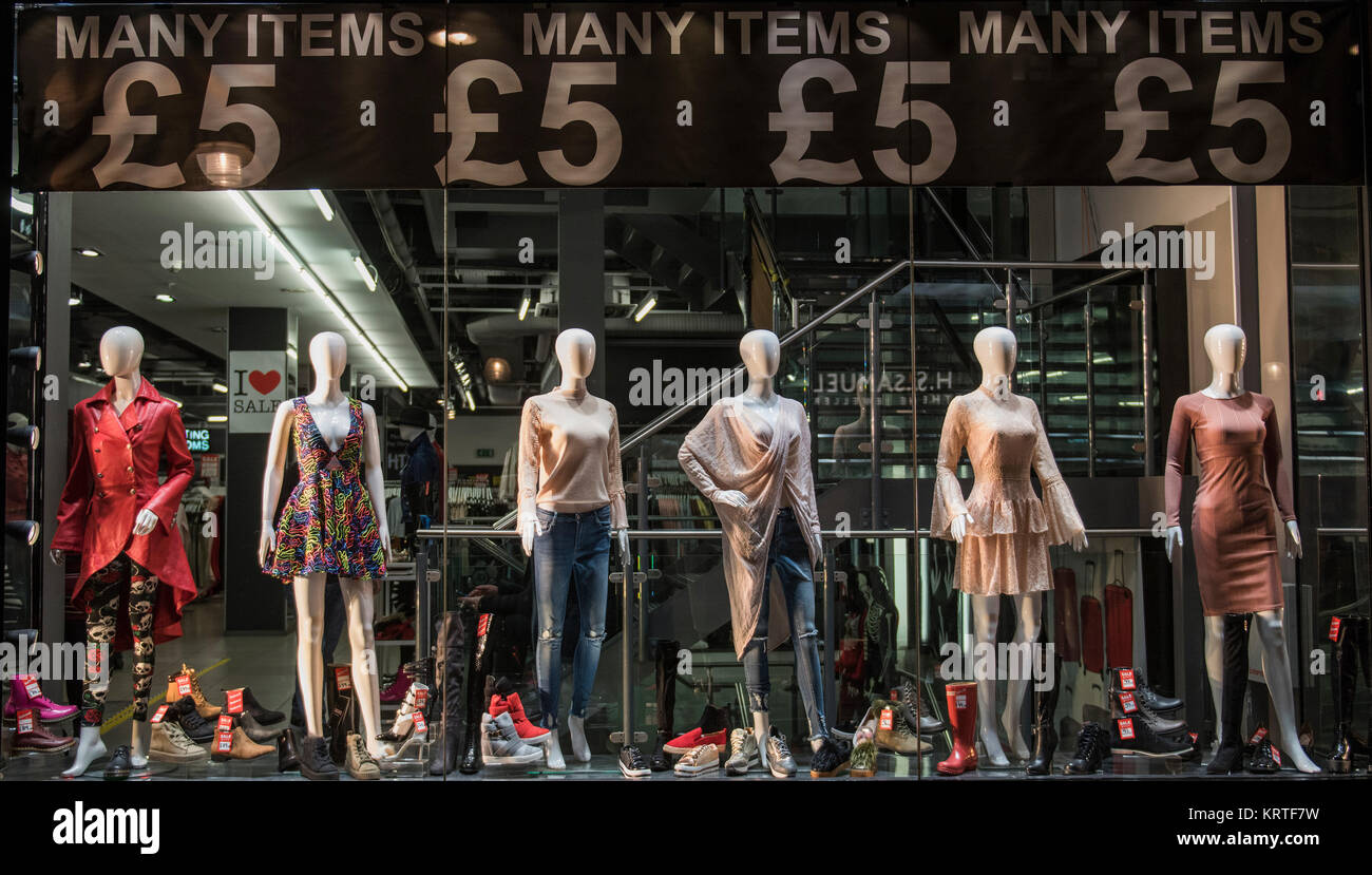 London, UK - February, 19: Women clothing store in London, on famous ...