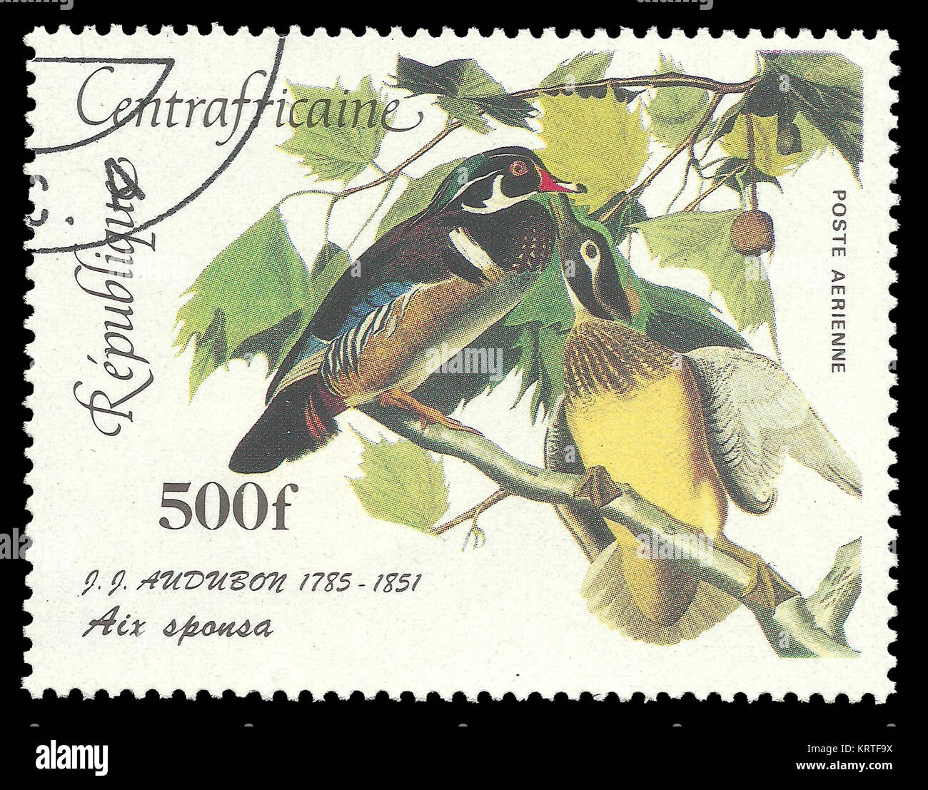 Central African Republic - CIRCA1984: Stamp dedicated to Birth ...