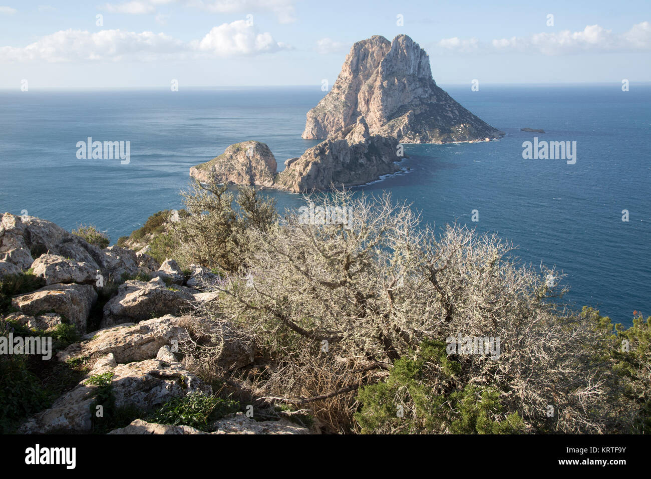 Vedra Island in Ibiza; Spain Stock Photo - Alamy