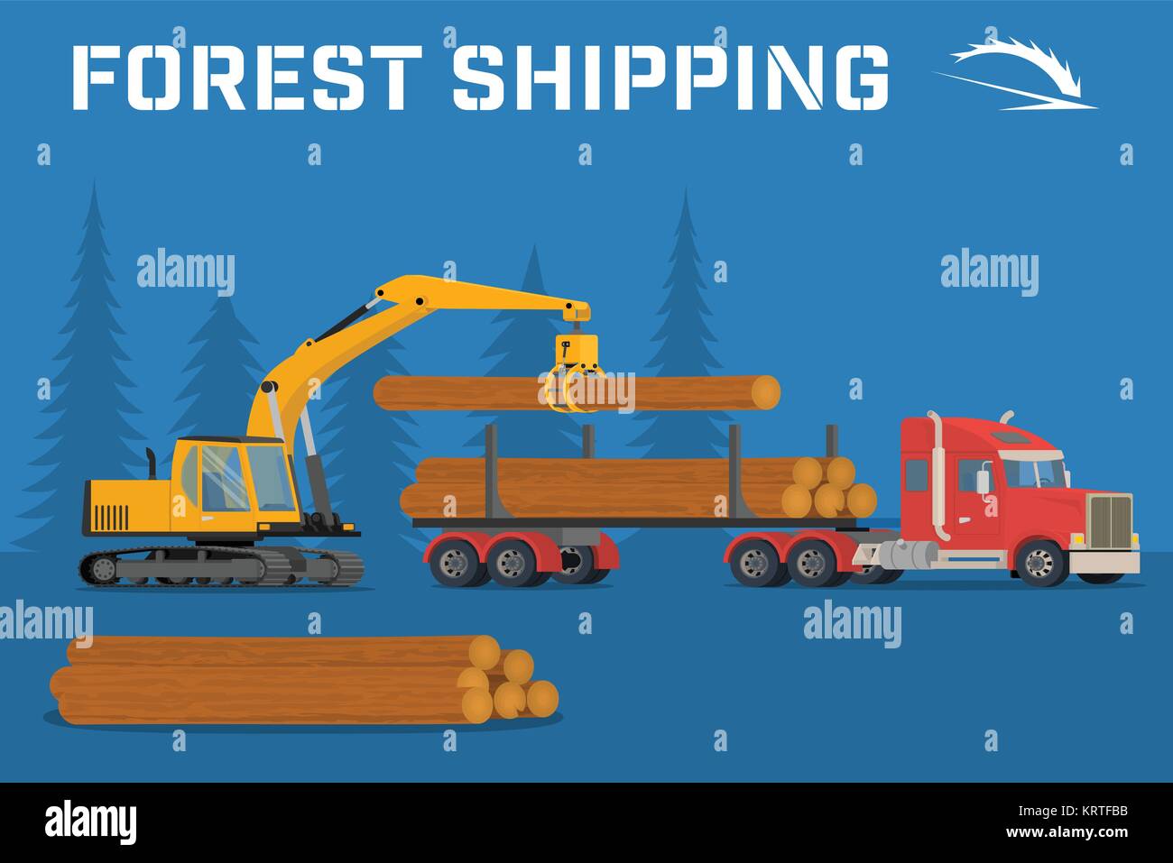 Vintage log mover hi-res stock photography and images - Alamy