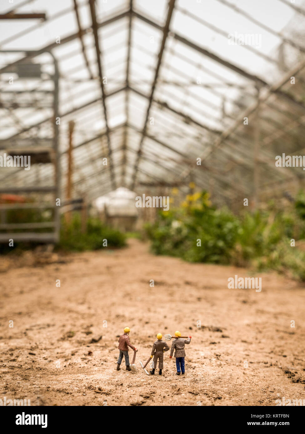 HO Scale Model Railway figures set into scenes or real landscapes Stock ...