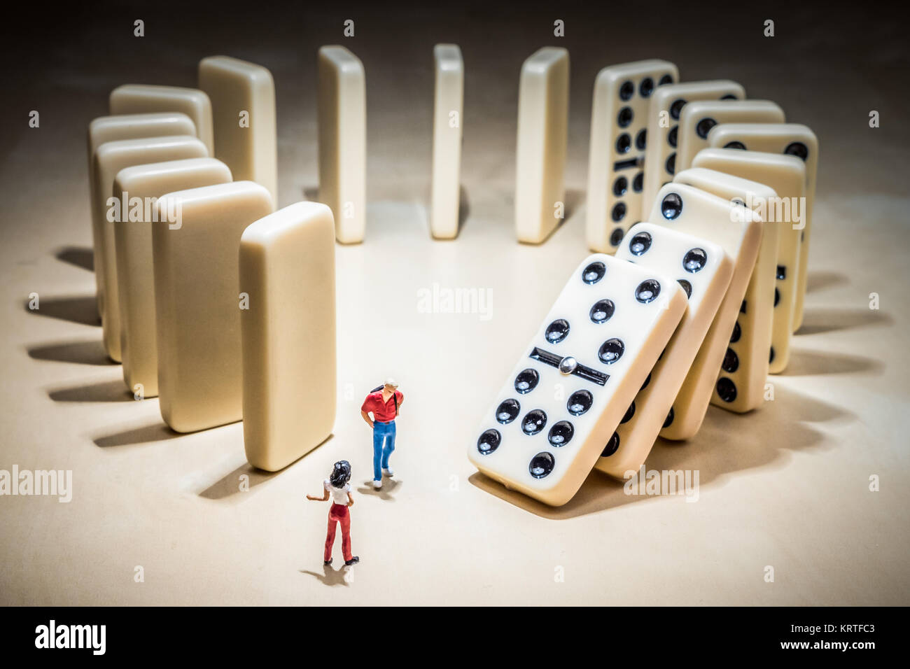 HO Scale Model Railway figures set into scenes or real landscapes Stock ...