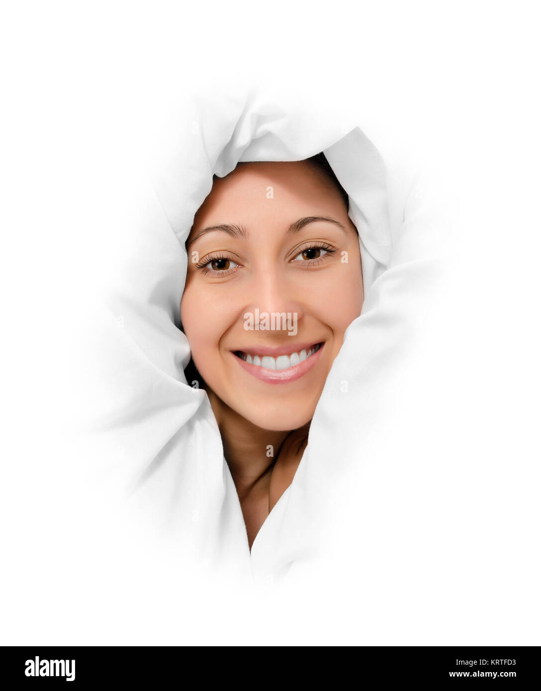 Happy bed Cut Out Stock Images & Pictures - Alamy